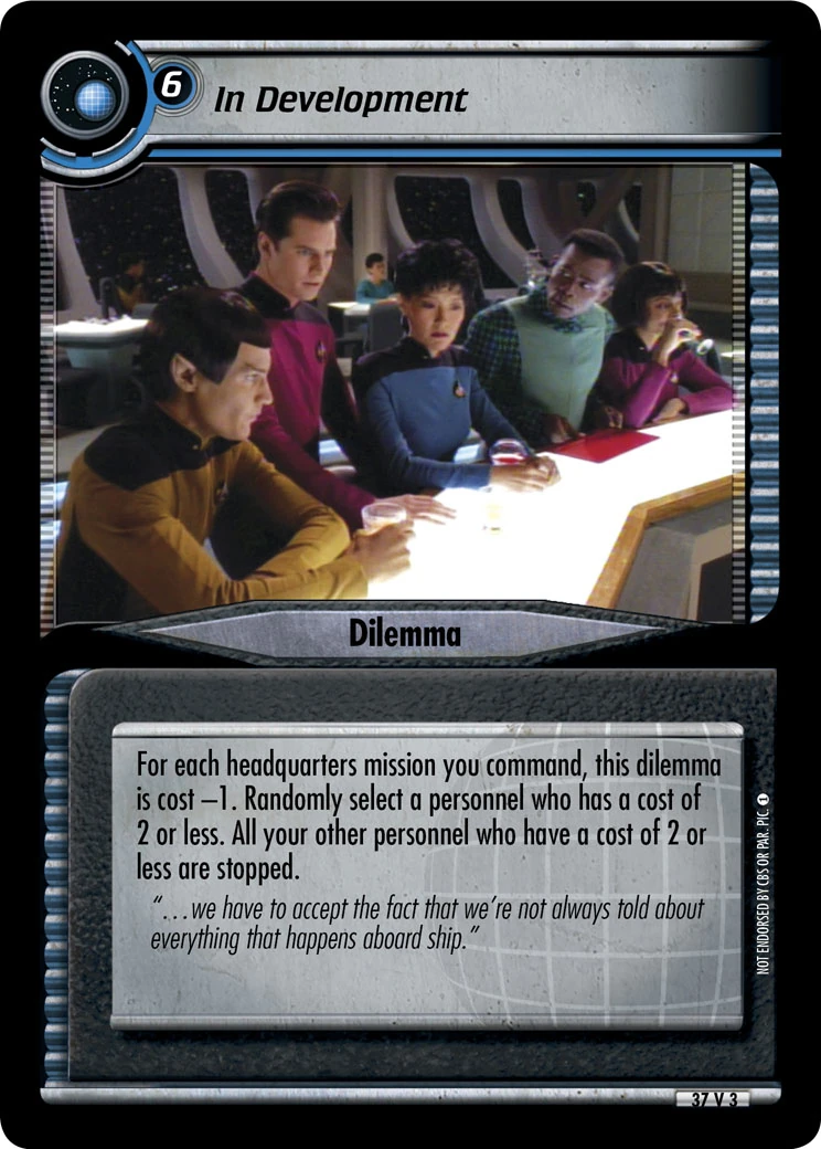 In Development (IDR) | CardGuide Wiki | Fandom