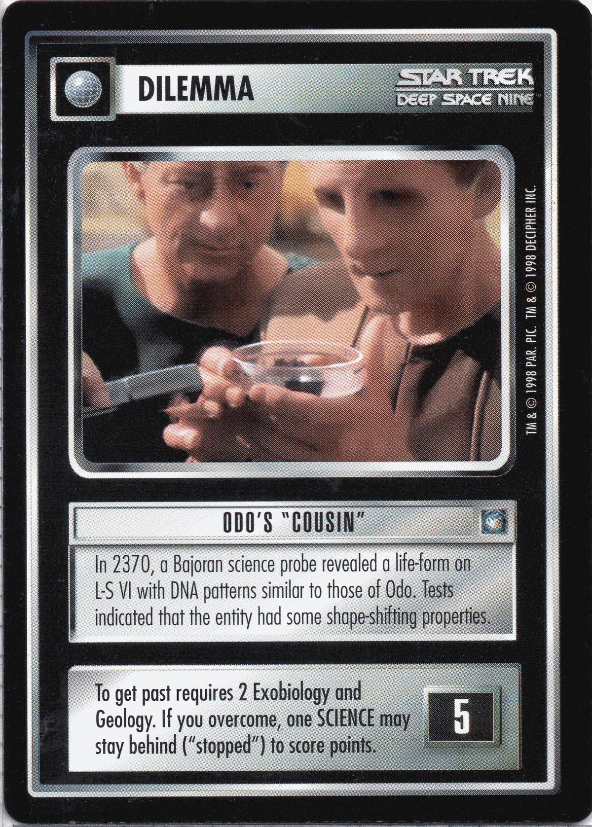 Odos Cousin Ds9 Cardguide Wiki Fandom