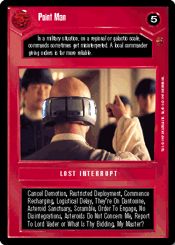 Point Man (CC) | CardGuide Wiki | Fandom