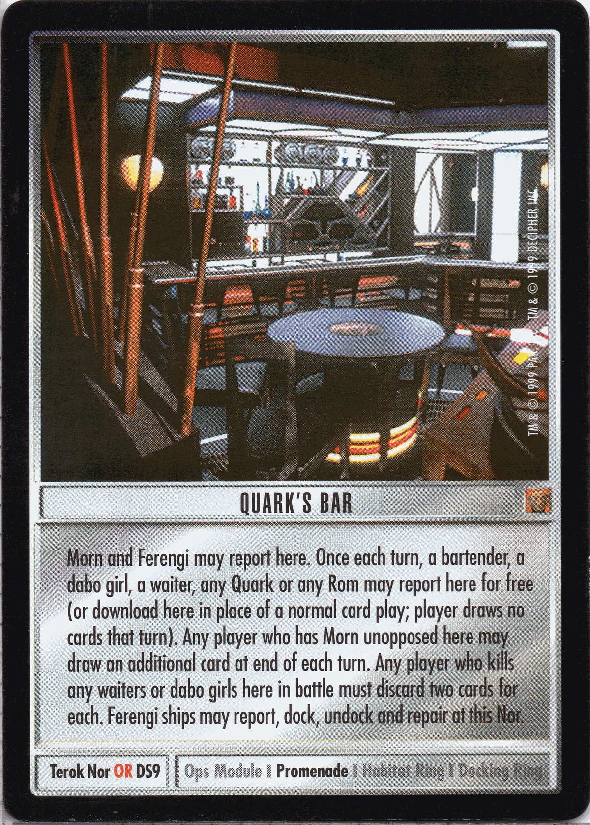 Quark's Bar (RoA) | CardGuide Wiki | Fandom
