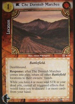 The Dornish Marches (ASoN) | CardGuide Wiki | Fandom