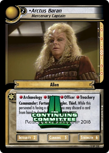 Arctus Baran - Mercenary Captain (VP TCC) | CardGuide Wiki | Fandom