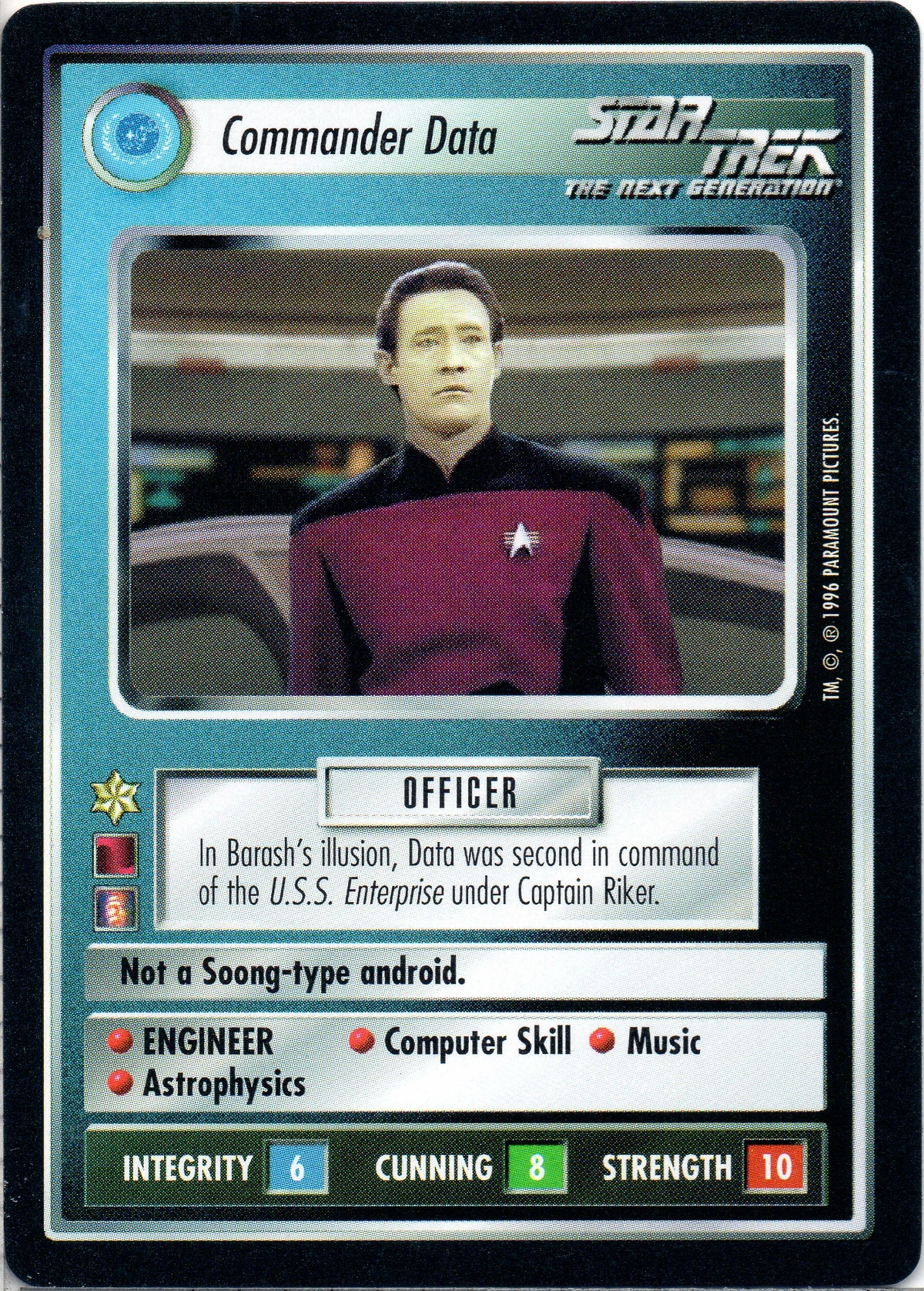 Commander Data (I2PG) | CardGuide Wiki | Fandom
