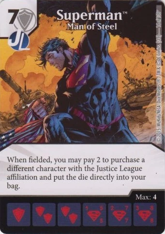 Superman - Man of Steel (JLDM) | CardGuide Wiki | Fandom