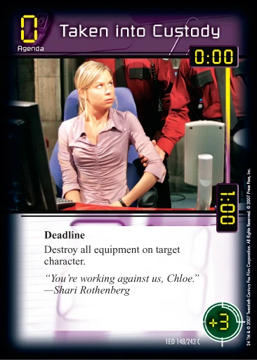 Taken into Custody (1E) | CardGuide Wiki | Fandom