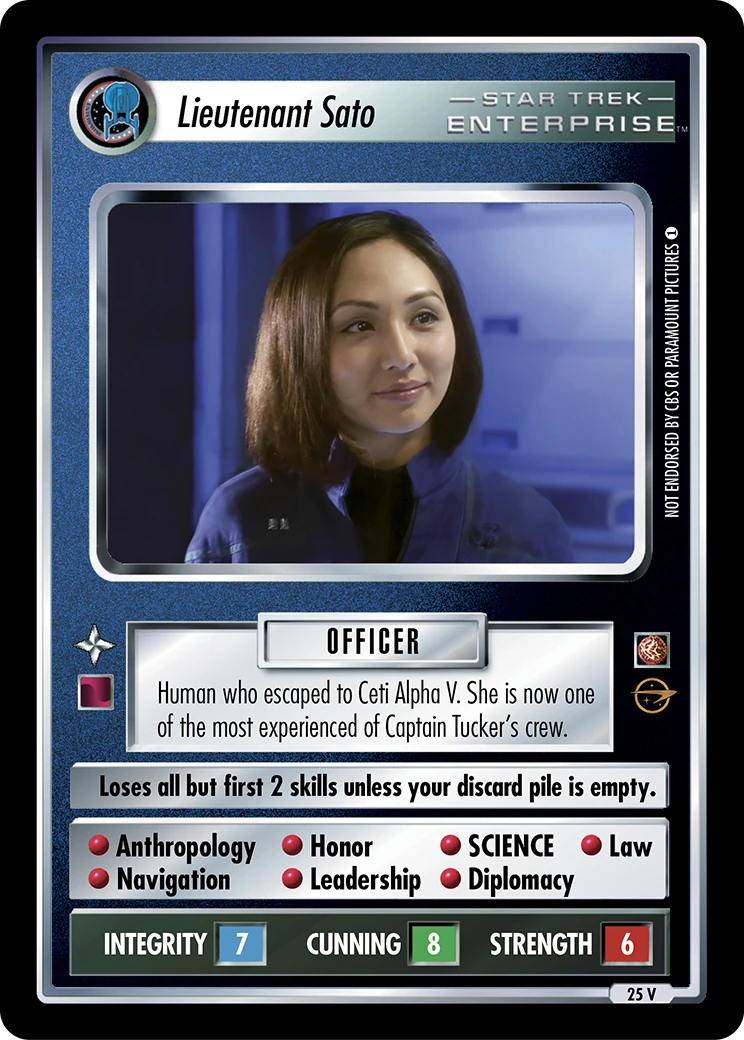 Lieutenant Sato (AUT) | CardGuide Wiki | Fandom