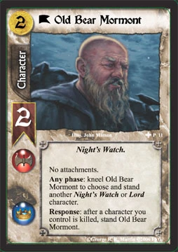 Old Bear Mormont (WP) | CardGuide Wiki | Fandom