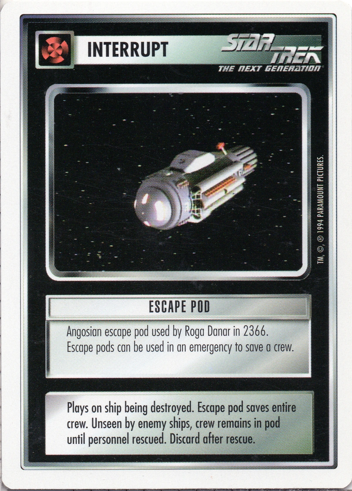 Escape Pod (PU94) | CardGuide Wiki | Fandom