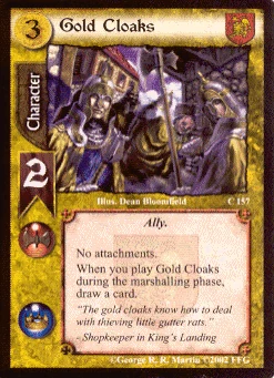 Gold Cloaks (WE) | CardGuide Wiki | Fandom