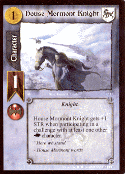 House Mormont Knight (ASoS) | CardGuide Wiki | Fandom