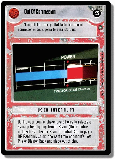 Out Of Commission (ANH) | CardGuide Wiki | Fandom
