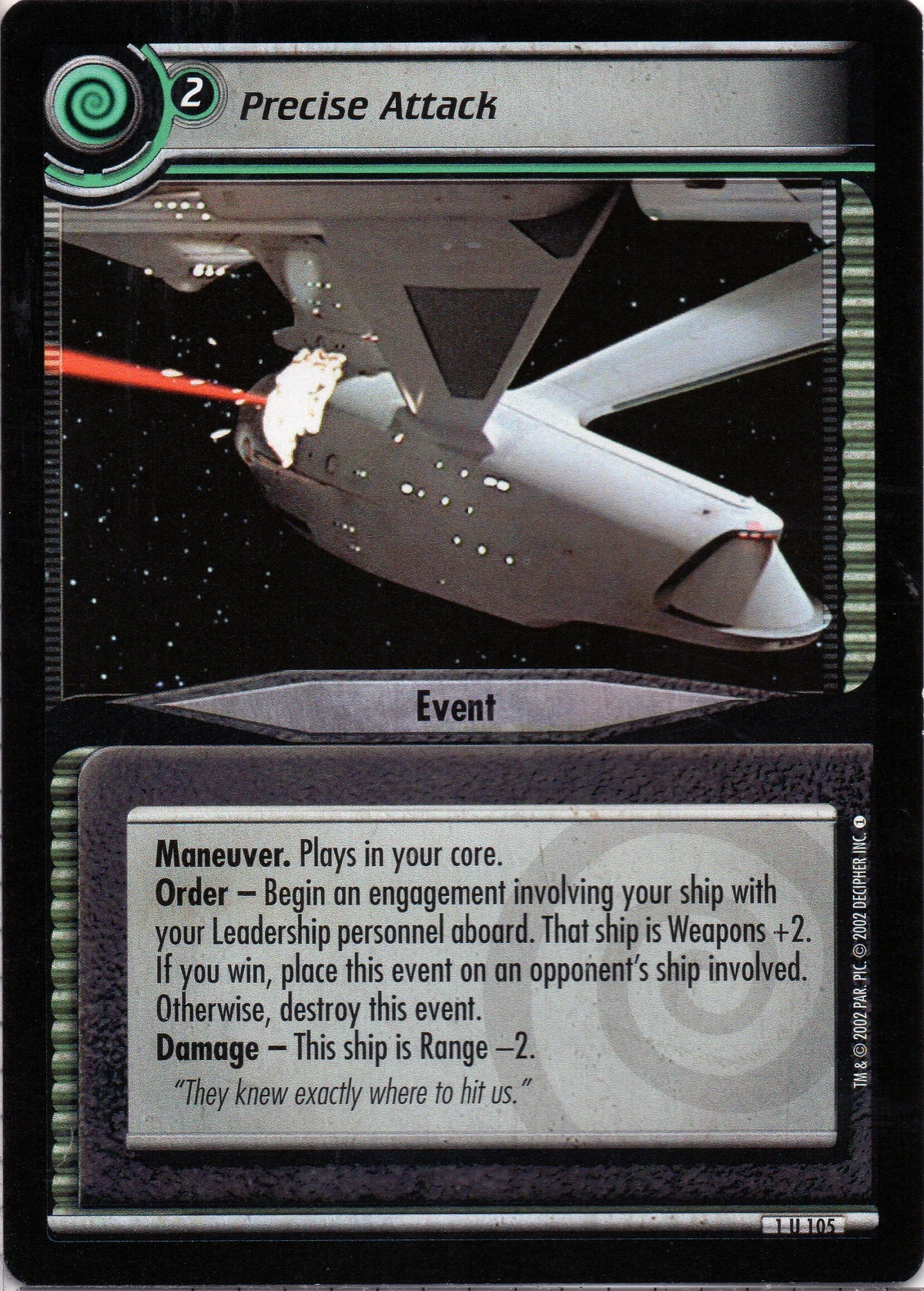 Precise Attack (2E) | CardGuide Wiki | Fandom