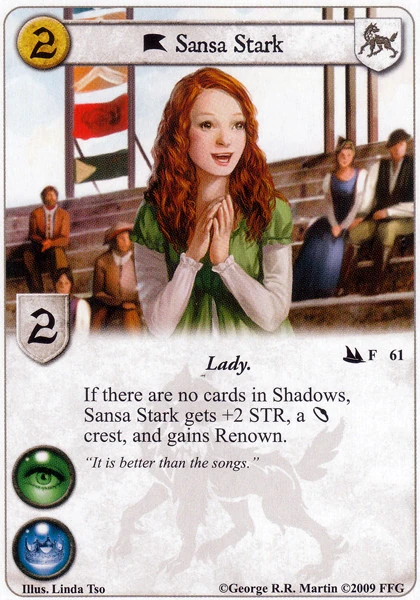 Sansa Stark (TftRK) (2P) | CardGuide Wiki | Fandom