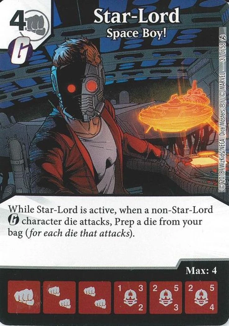 Star-Lord - Space Boy! (AICB) | CardGuide Wiki | Fandom