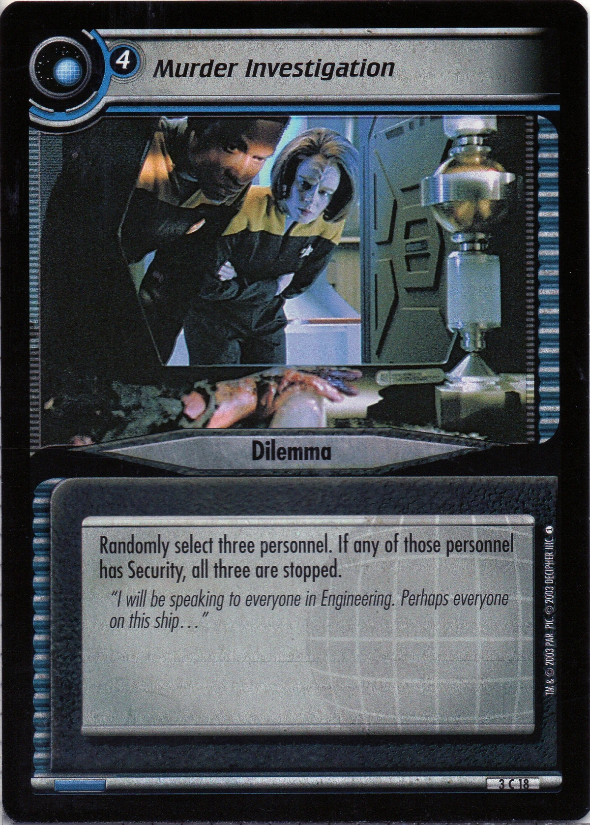 Murder Investigation (CtA) | CardGuide Wiki | Fandom