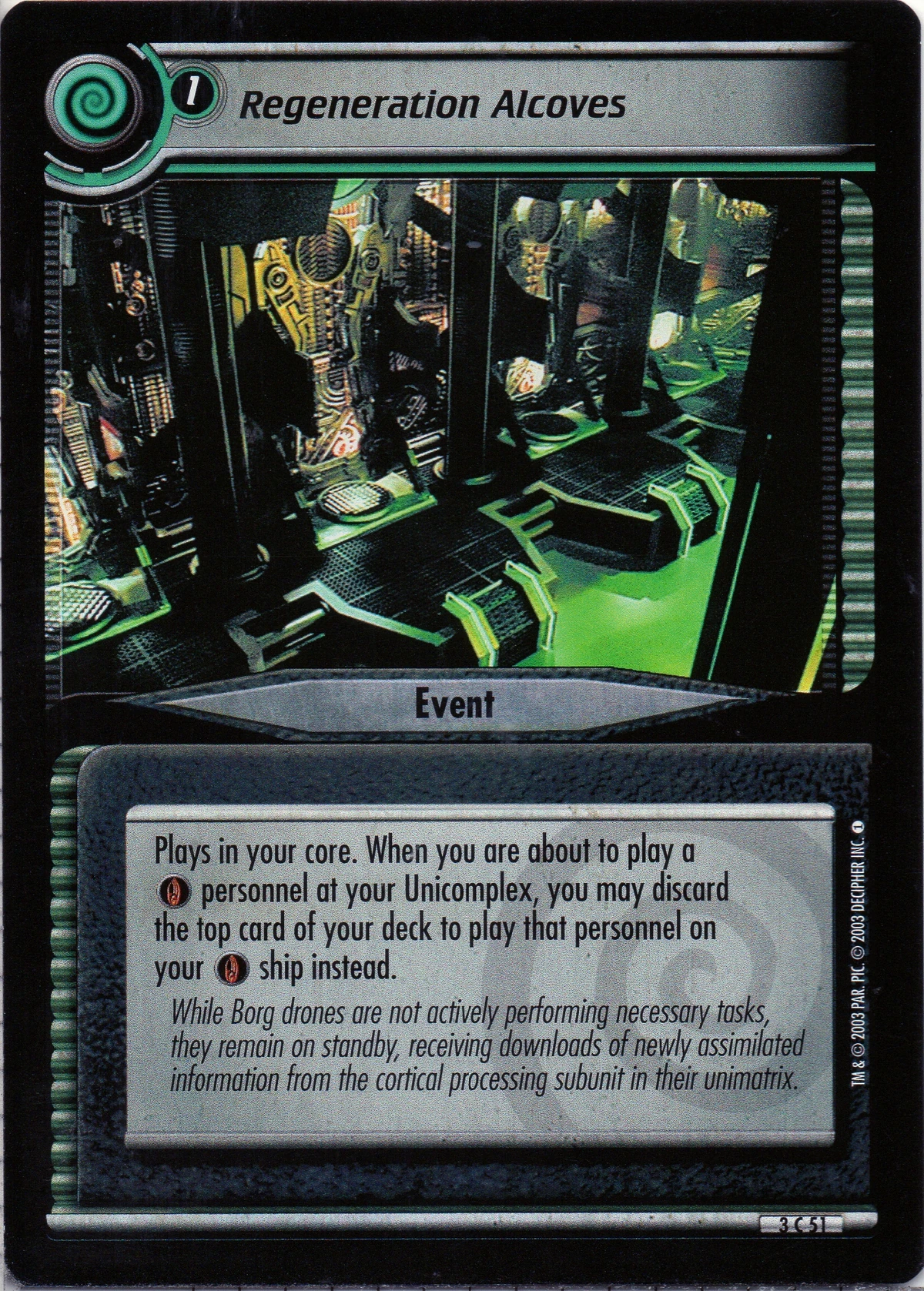 Regeneration Alcoves | CardGuide Wiki | Fandom