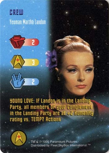 Yeoman Martha Landon (ST) | CardGuide Wiki | Fandom