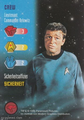 Lieutenant Commander Kelowitz (ST) (DE) | CardGuide Wiki | Fandom