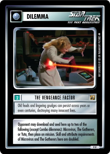 The Vengeance Factor (SoG) | CardGuide Wiki | Fandom