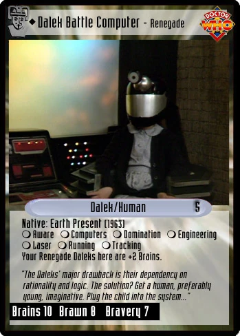 Dalek Battle Computer - Renegade (BS) | CardGuide Wiki | Fandom