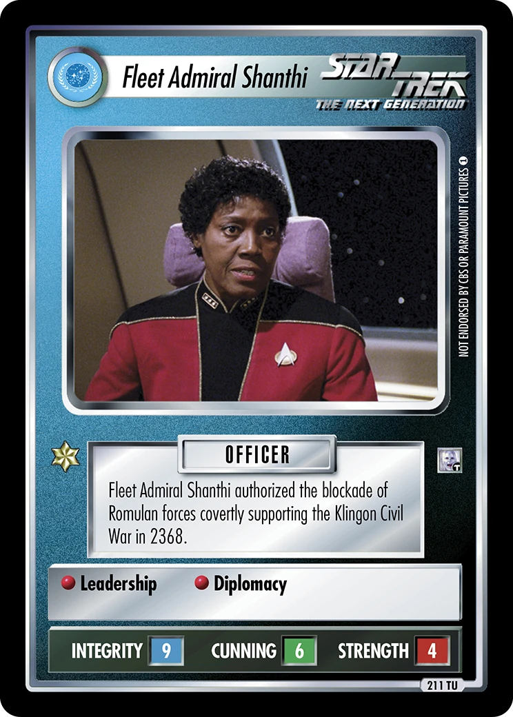 Fleet Admiral Shanthi (PT) | CardGuide Wiki | Fandom