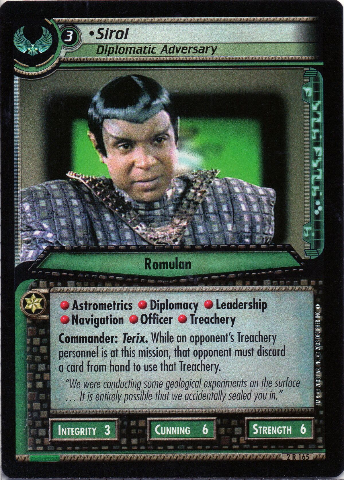Sirol Diplomatic Adversary Ene Cardguide Wiki Fandom