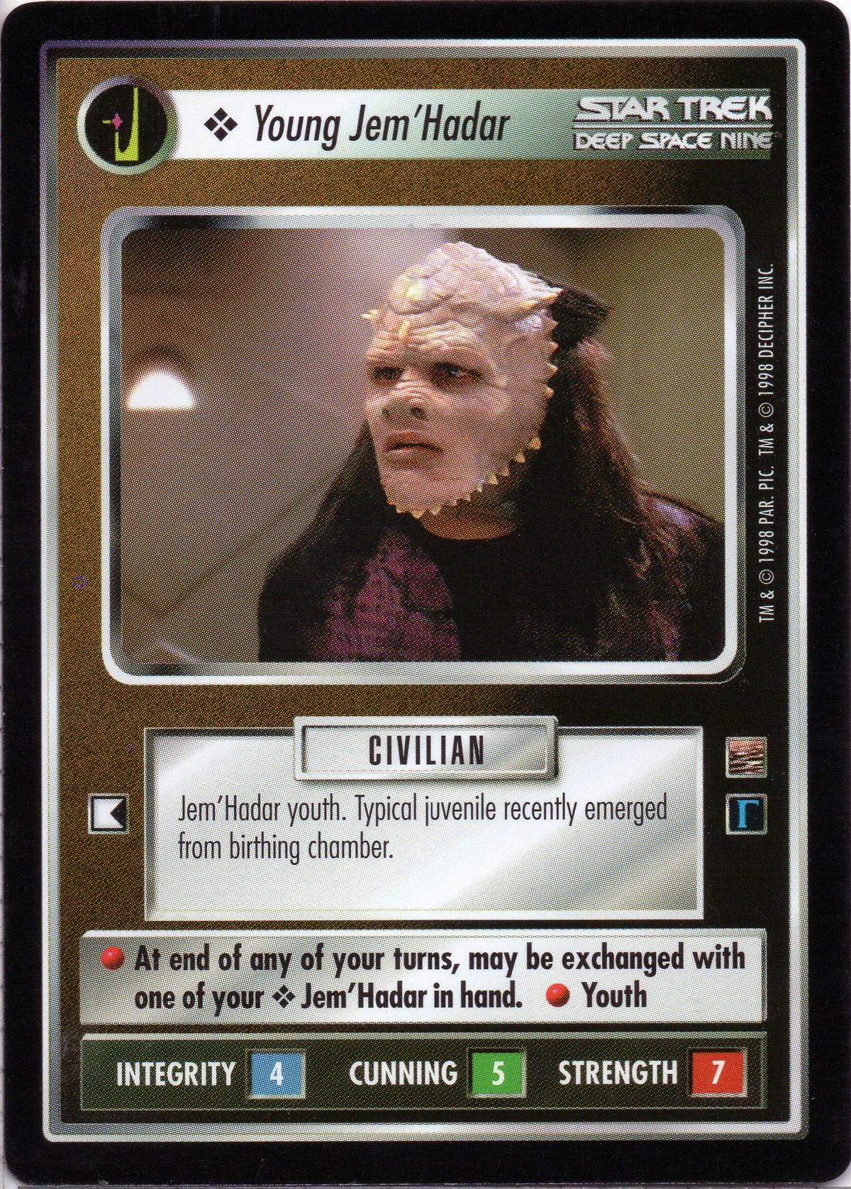 Young Jem'Hadar (TD) | CardGuide Wiki | Fandom