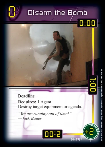 Disarm the Bomb (D0) | CardGuide Wiki | Fandom