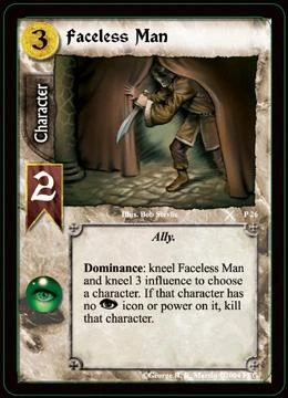 Faceless Man (P) | CardGuide Wiki | Fandom