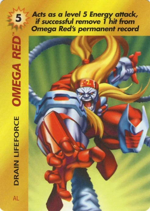 Omega Red - Drain Lifeforce (MVOP) | CardGuide Wiki | Fandom