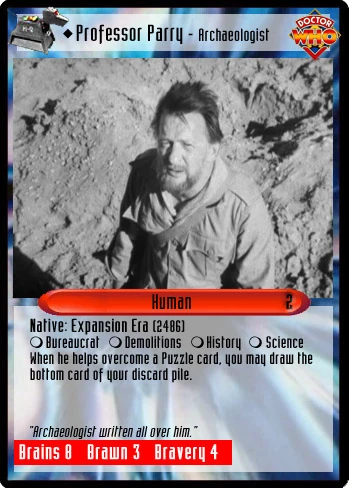 Professor Parry - Archaeologist (BS) | CardGuide Wiki | Fandom