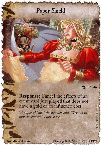 Paper Shield (QoD) | CardGuide Wiki | Fandom