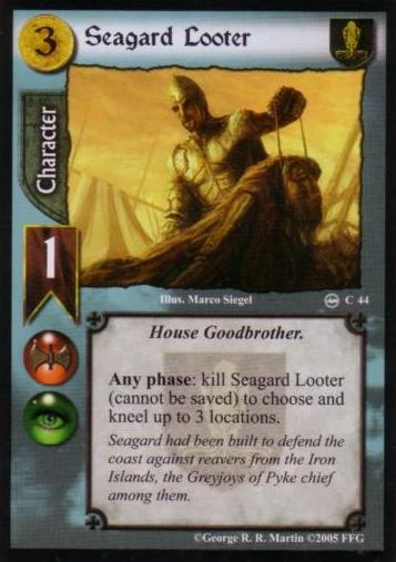 Seagard Looter (ASoT) | CardGuide Wiki | Fandom