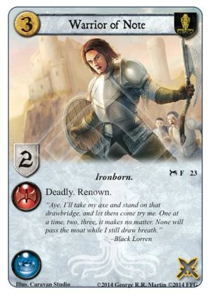 Warrior of Note (ADG) | CardGuide Wiki | Fandom