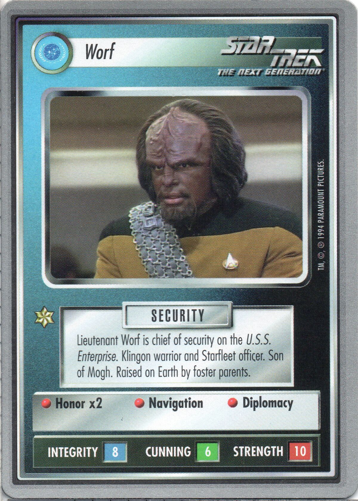 Worf Ct Cardguide Wiki Fandom