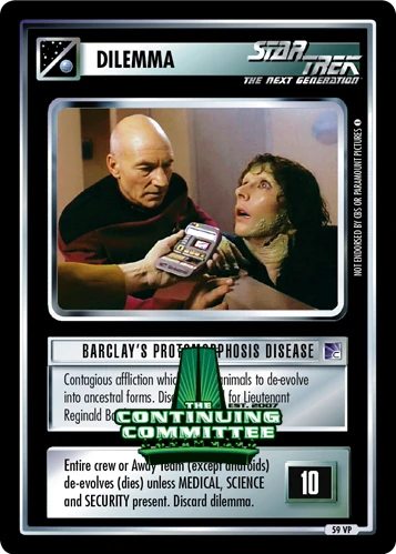 Barclay's Protomorphosis Disease (VP TCC) | CardGuide Wiki | Fandom