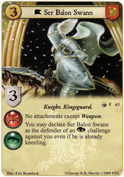 Ser Balon Swann (TWH) | CardGuide Wiki | Fandom