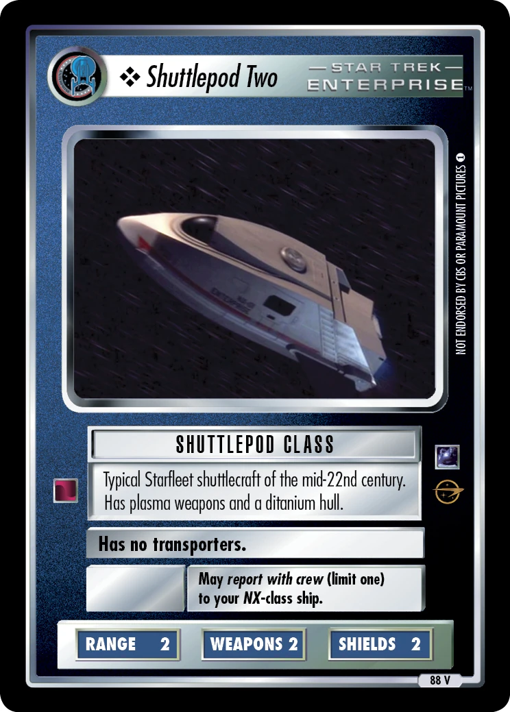 Shuttlepod Two (BB) | CardGuide Wiki | Fandom