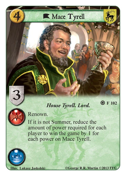 Mace Tyrell (AHA) | CardGuide Wiki | Fandom