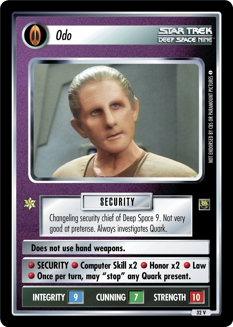 Odo (CRS) | CardGuide Wiki | Fandom
