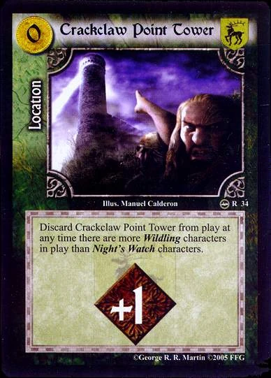 Crackclaw Point Tower (ASoT) | CardGuide Wiki | Fandom