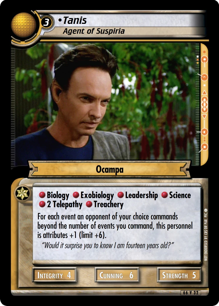 Tanis - Agent of Suspiria (WNOHGB) | CardGuide Wiki | Fandom