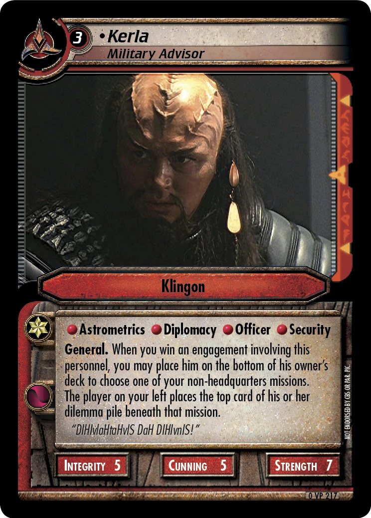 Kerla - Military Advisor (VP) | CardGuide Wiki | Fandom