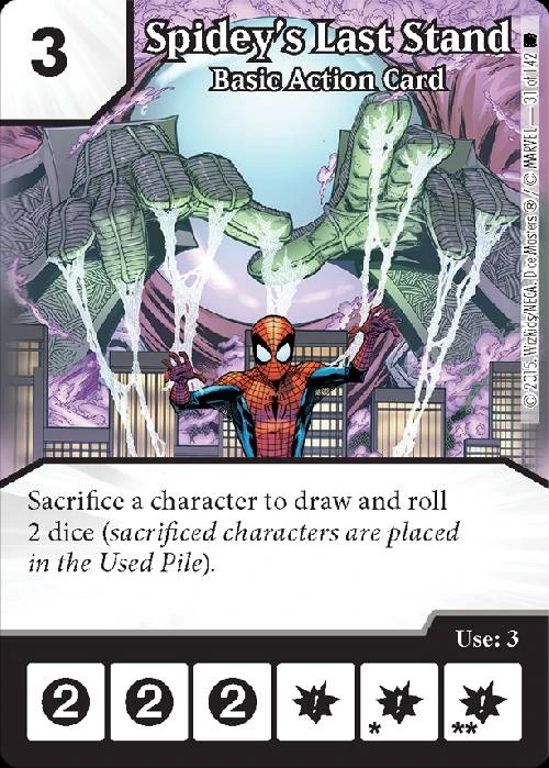 Spidey's Last Stand - Basic Action Card (TASM) | CardGuide Wiki | Fandom