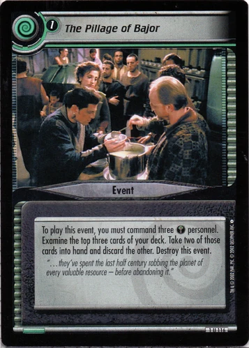 The Pillage of Bajor (2E) | CardGuide Wiki | Fandom