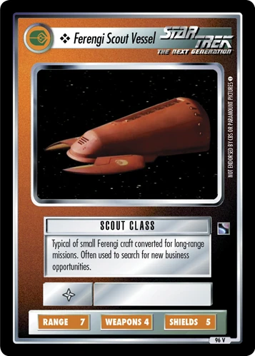 Ferengi Scout Vessel (TNG) | CardGuide Wiki | Fandom