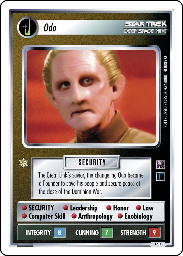 Odo 60p Cardguide Wiki Fandom