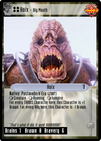 Hoix - Big Mouth (TL) | CardGuide Wiki | Fandom