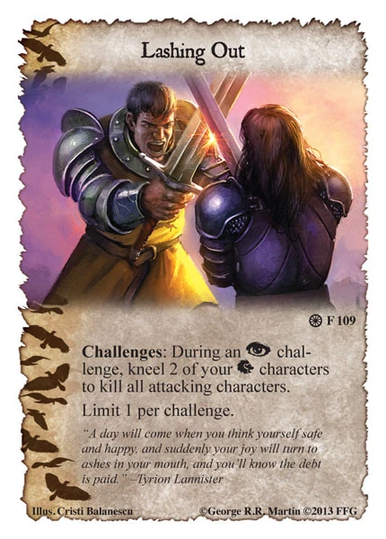 Lashing Out (AHA) | CardGuide Wiki | Fandom