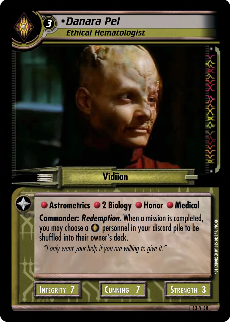 Danara Pel - Ethical Hematologist (Phage) | CardGuide Wiki | Fandom